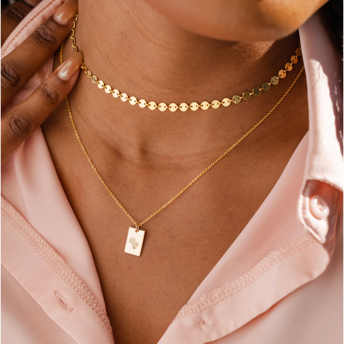 Charming Handcrafted Rectangle Necklaces: Timeless & Unique Designs for ...