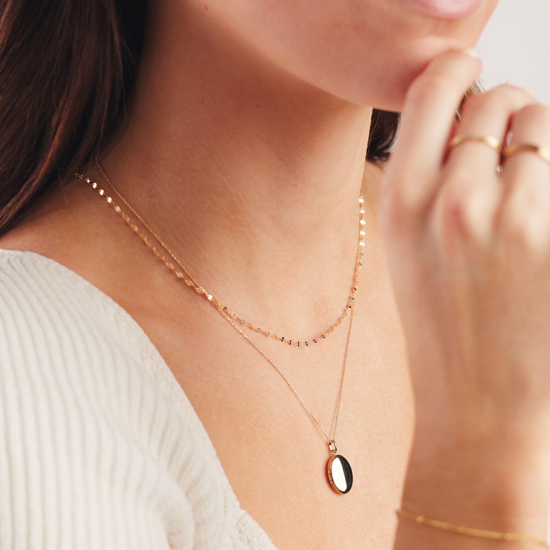 14k Gold Mini Lace Choker | Made By Mary