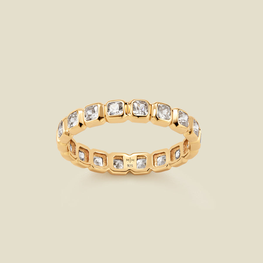 April Birthstone Eternity Ring – Made By Mary