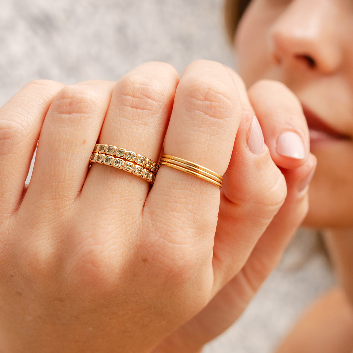 August Birthstone Eternity Ring – Made By Mary