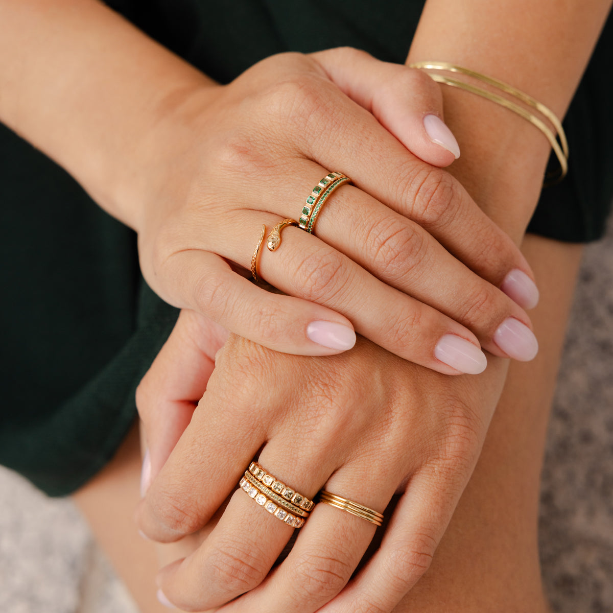August Birthstone Eternity Ring – Made By Mary