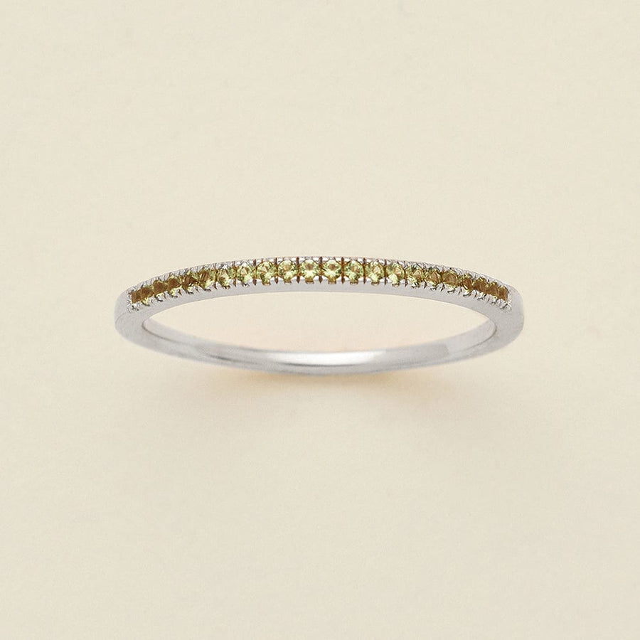 August Birthstone Stacking Ring | Gold Vermeil | Birthstone Ring – Made ...