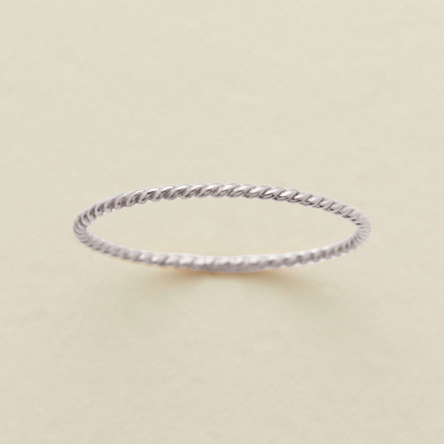 Made By Mary Braided Stacking Ring | Dainty, Beautiful, Handmade