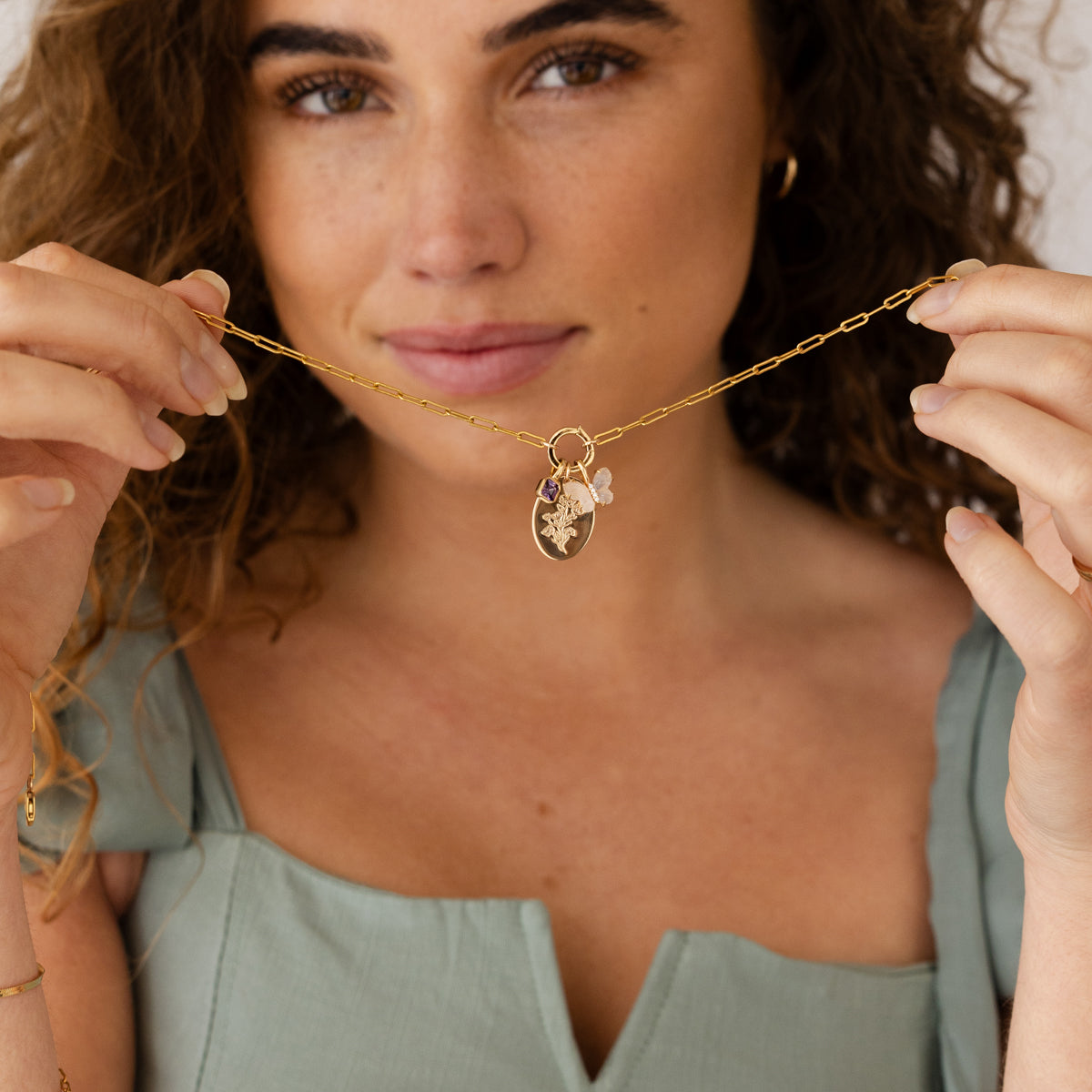 Butterfly Gemstone Charm – Made By Mary