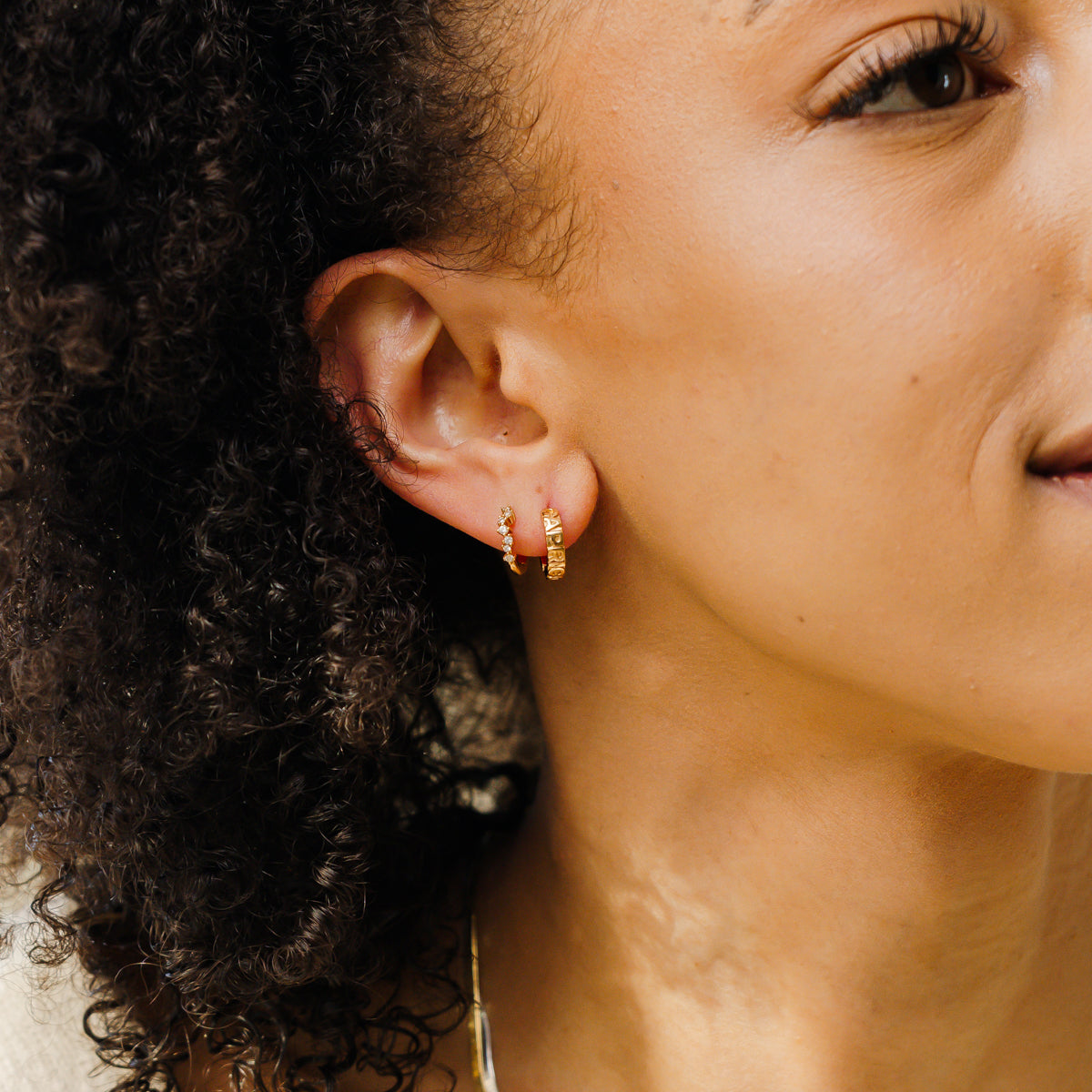 Capricorn Huggie Hoop Earrings – Made By Mary