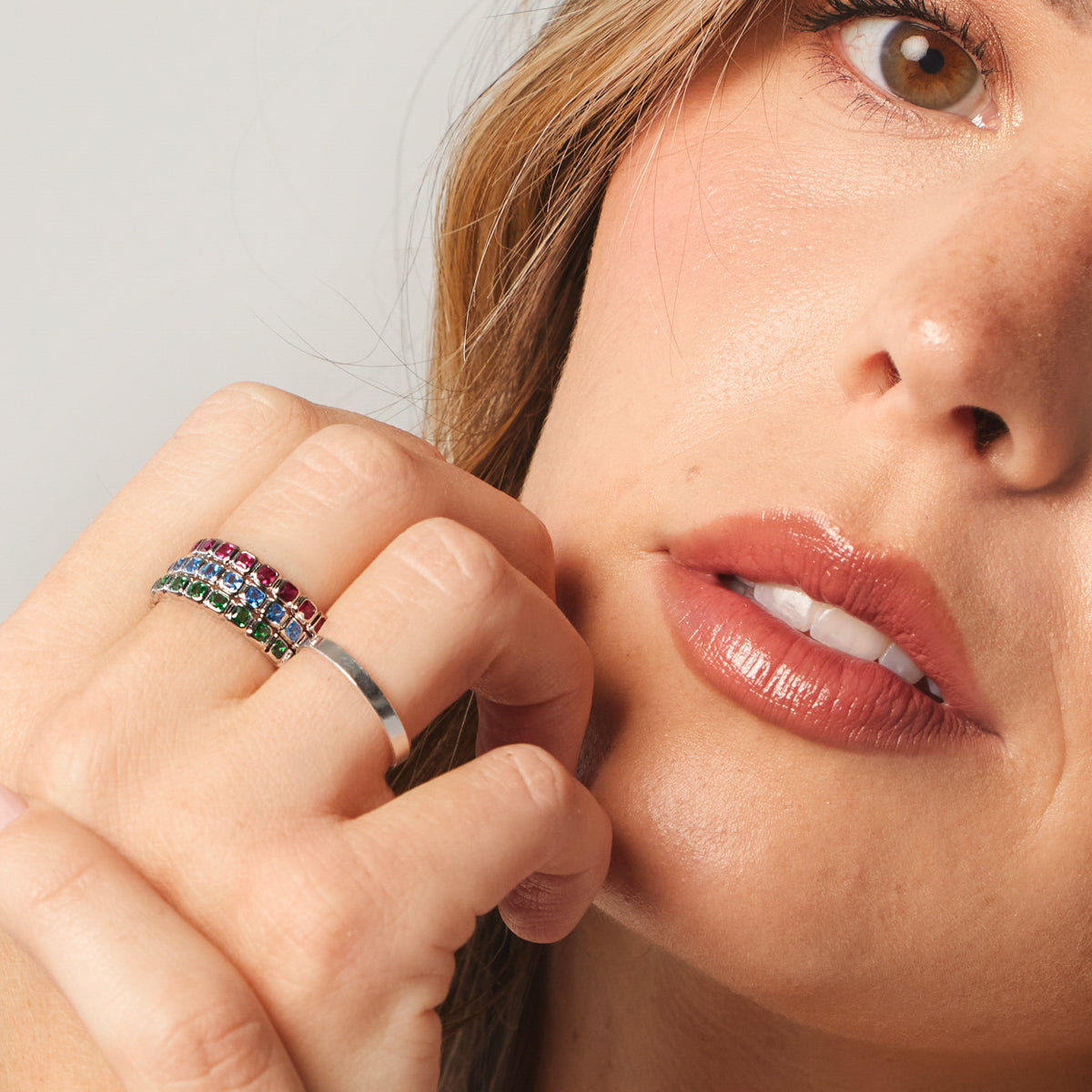 December Birthstone Eternity Ring – Made By Mary