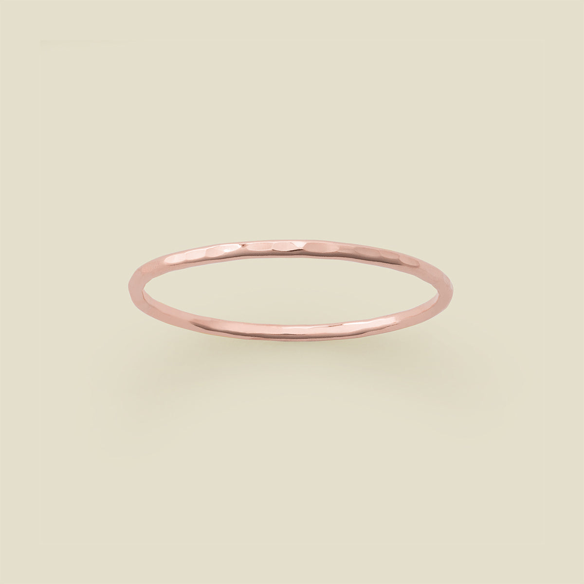 Made By Mary Hammered Stacking Ring | Handmade, Unique, Glimmering
