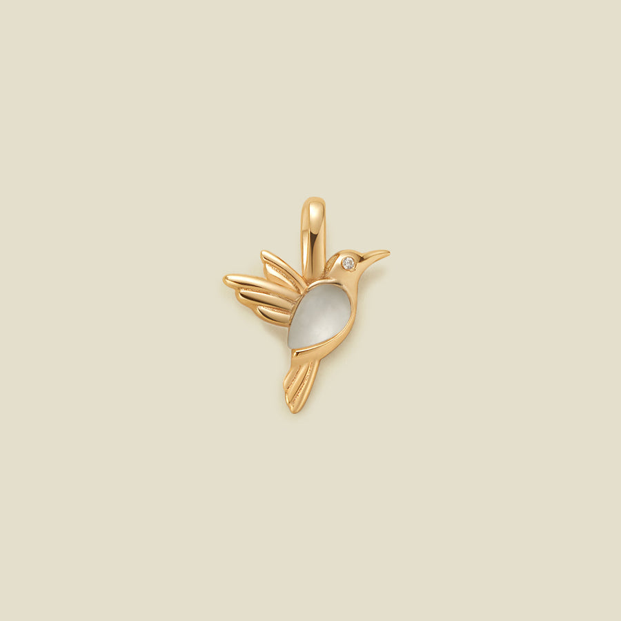 Hummingbird Gemstone Charm – Made By Mary