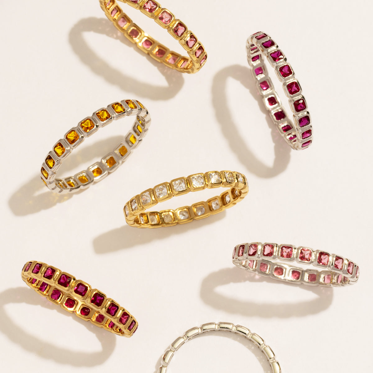 July Birthstone Eternity Ring – Made By Mary