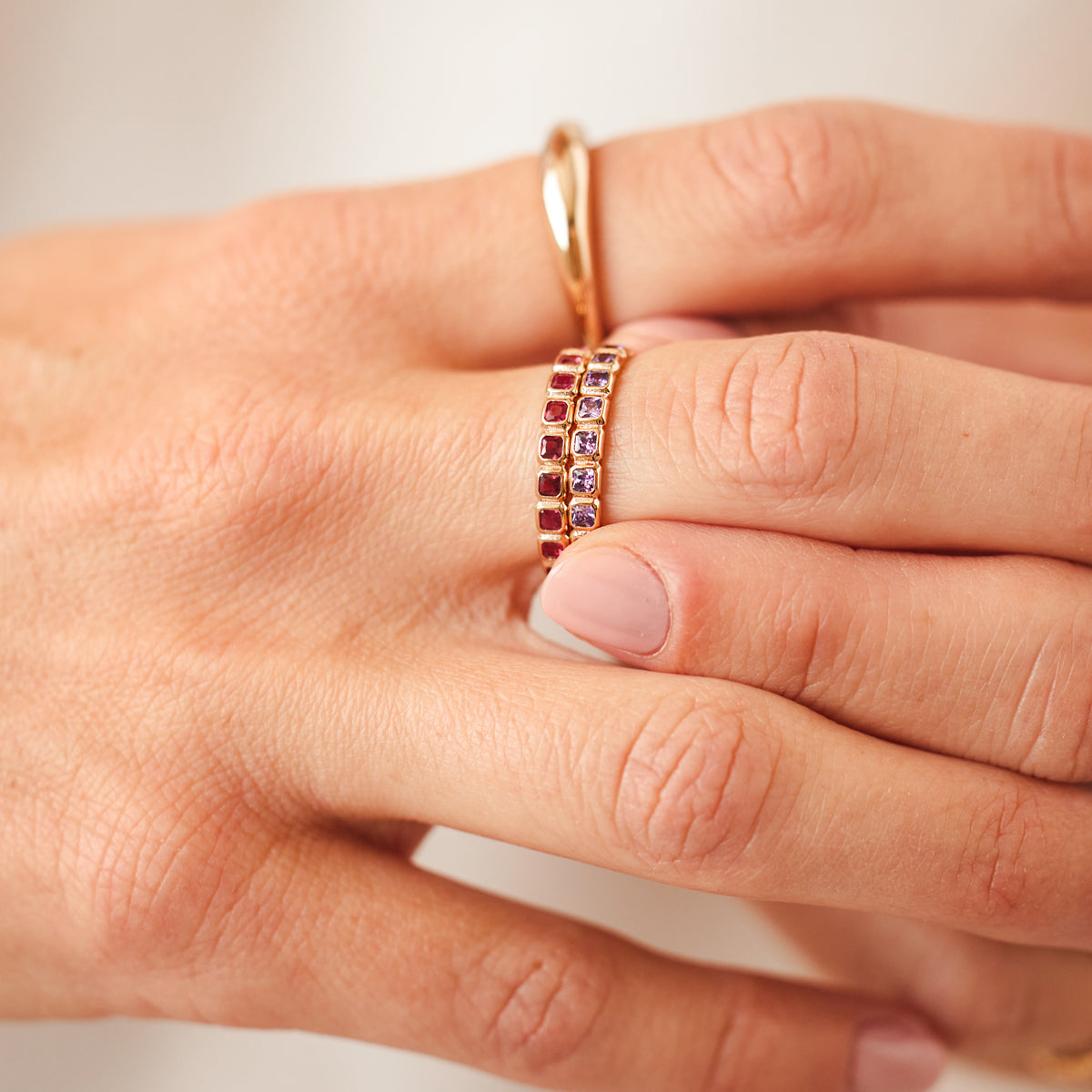 July Birthstone Eternity Ring – Made By Mary