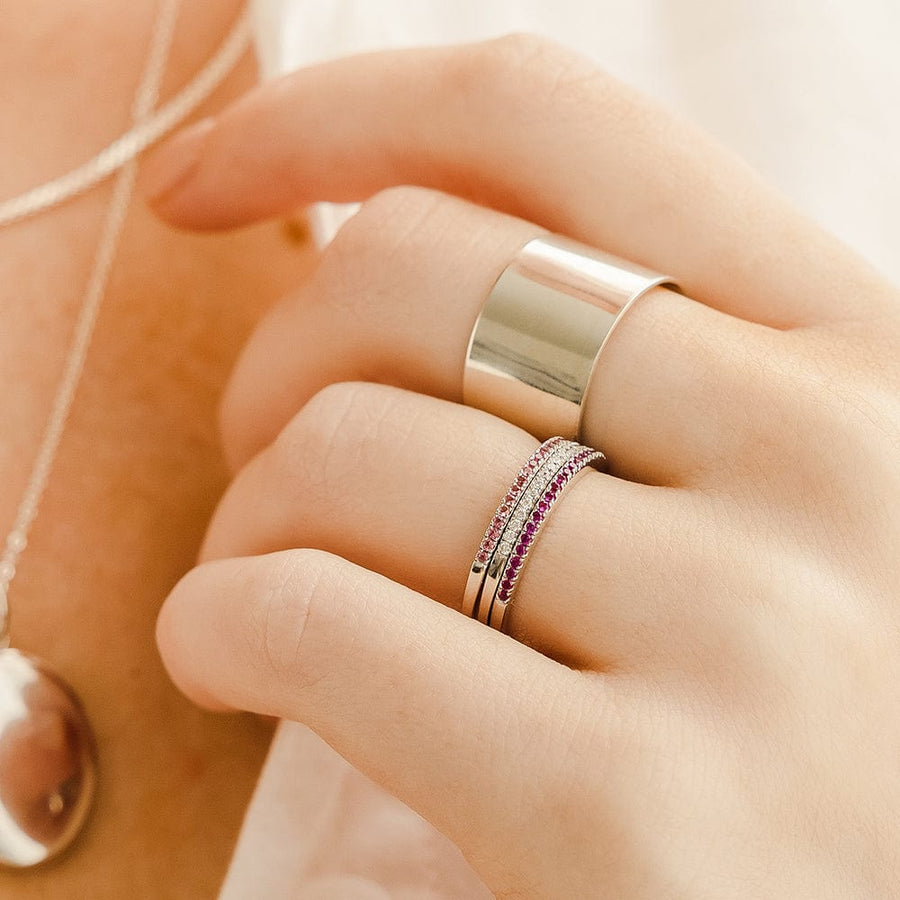 July Birthstone Stacking Ring | Gold Vermeil | Birthstone Ring – Made ...