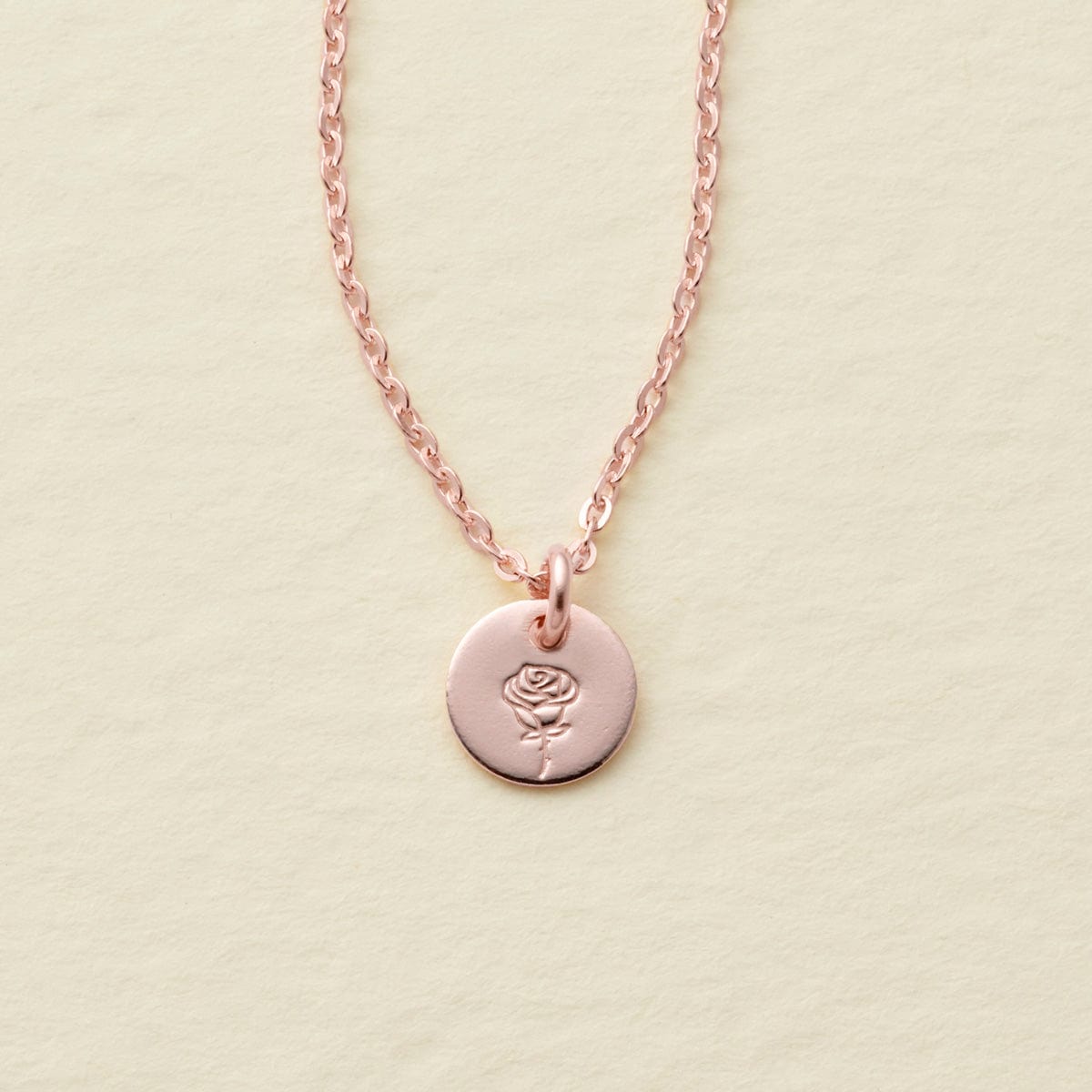 June Birth Flower Necklace | Gold, Rose Gold, Silver | Birth Flower ...