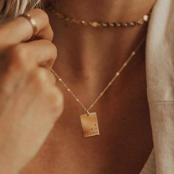 Charming Handcrafted Rectangle Necklaces: Timeless & Unique Designs for ...