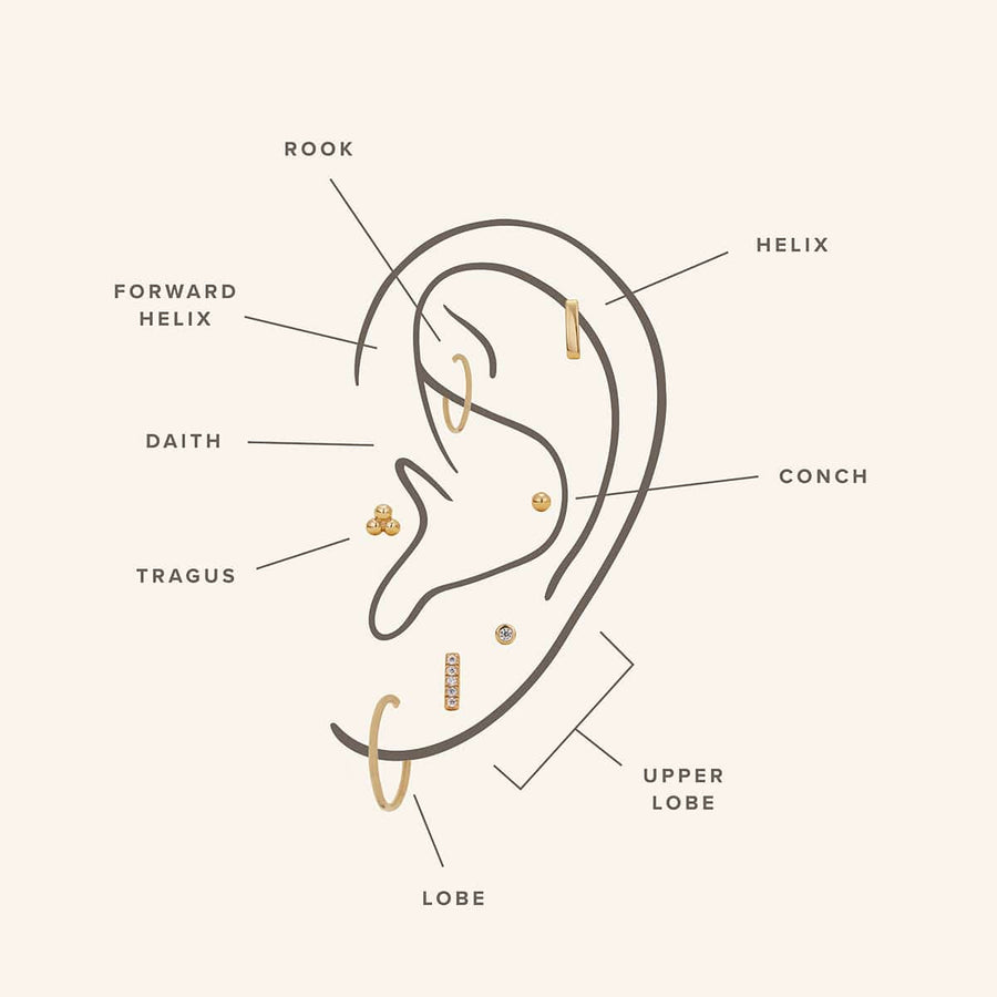 Live In Stud Earrings – Made By Mary