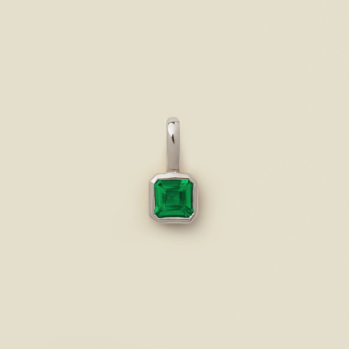 May Birthstone Charm | Gold Vermeil | Birthstone Charm – Made By Mary