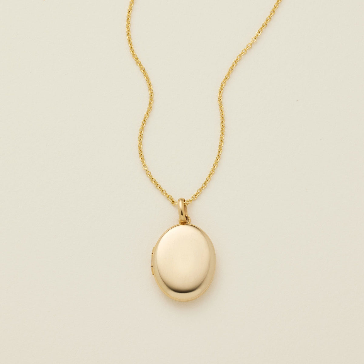 Mini Oval Locket Necklace – Made By Mary