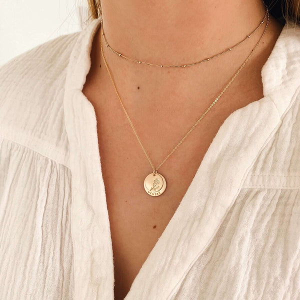 Charming Handcrafted Disc Necklaces: Timeless & Unique Designs for All ...