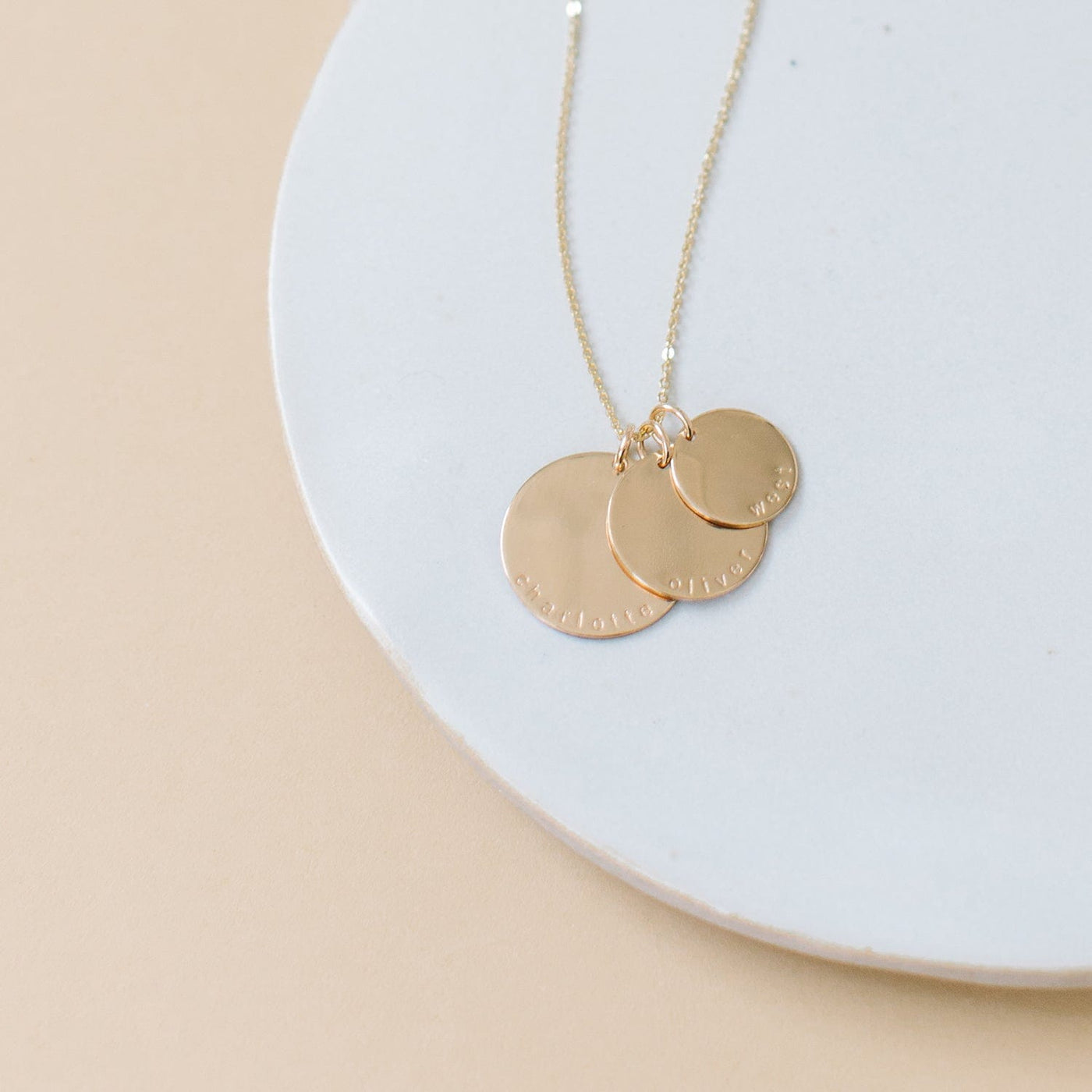 Made By Mary Nova Disc Necklace | Hand Stamped, Handmade w/ Love