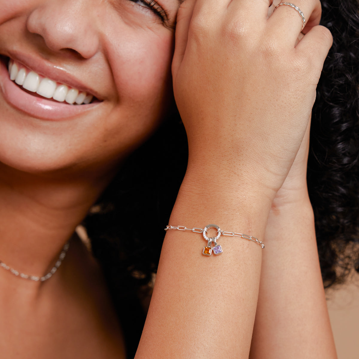 November Birthstone Charm | Gold Vermeil | Birthstone Charm – Made By Mary