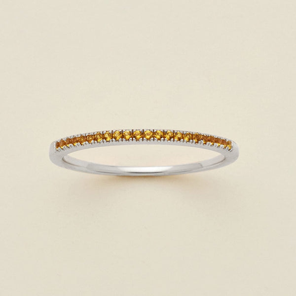 November Birthstone Stacking Ring | Gold Vermeil | Birthstone Ring ...