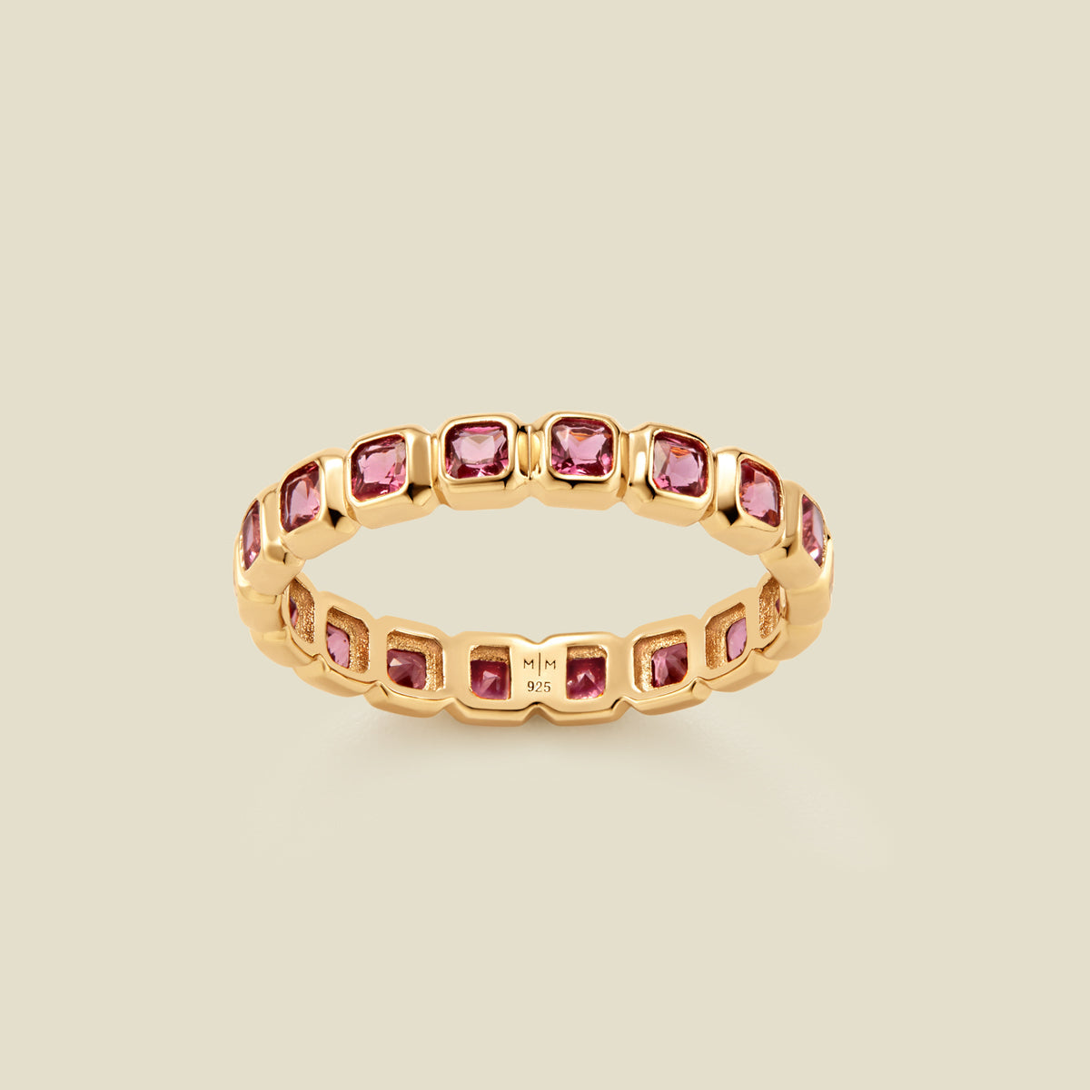 October Birthstone Eternity Ring – Made By Mary