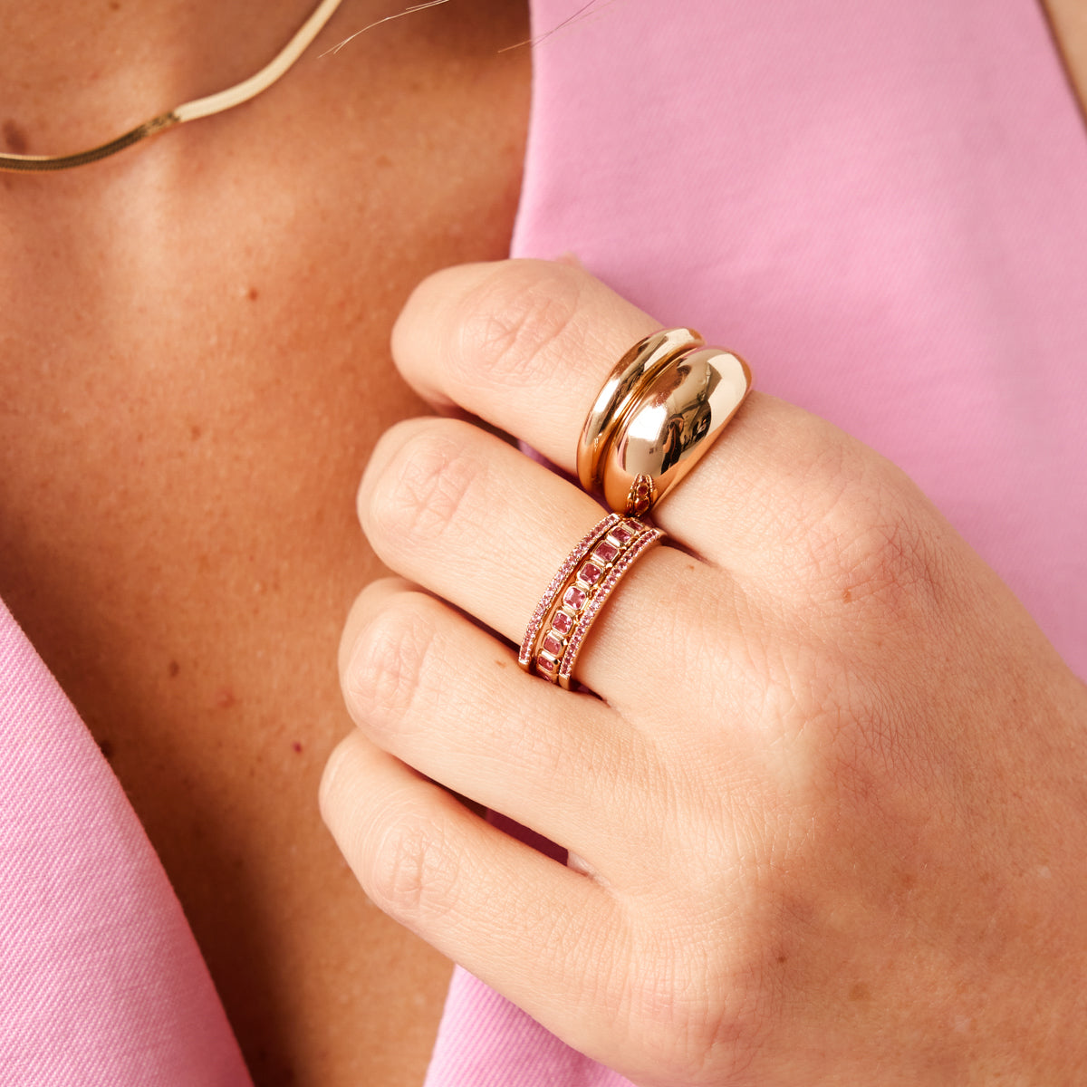 October Birthstone Eternity Ring – Made By Mary