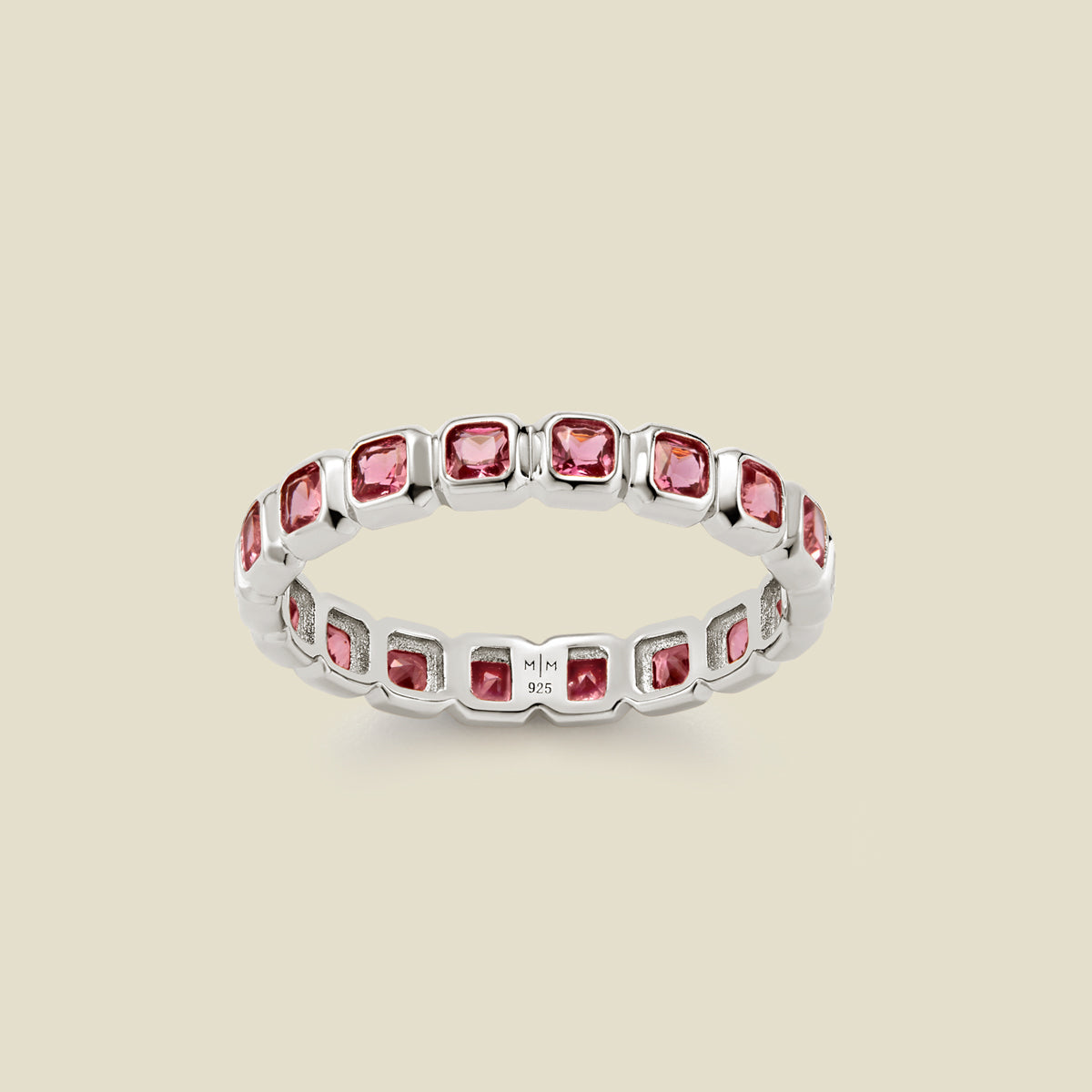October Birthstone Eternity Ring – Made By Mary