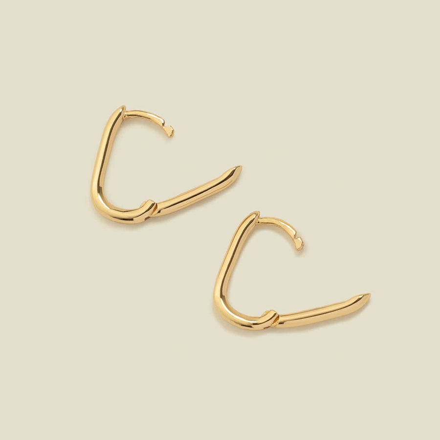 Paperclip Hoop Earrings – Made By Mary