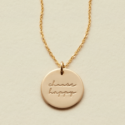 Pause Collection Disc Necklace – Made By Mary