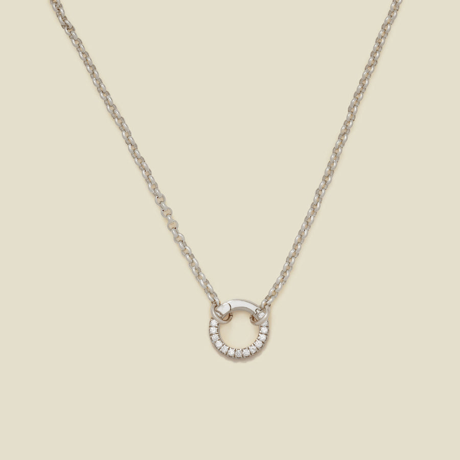 Rolo Charm Necklace – Made By Mary