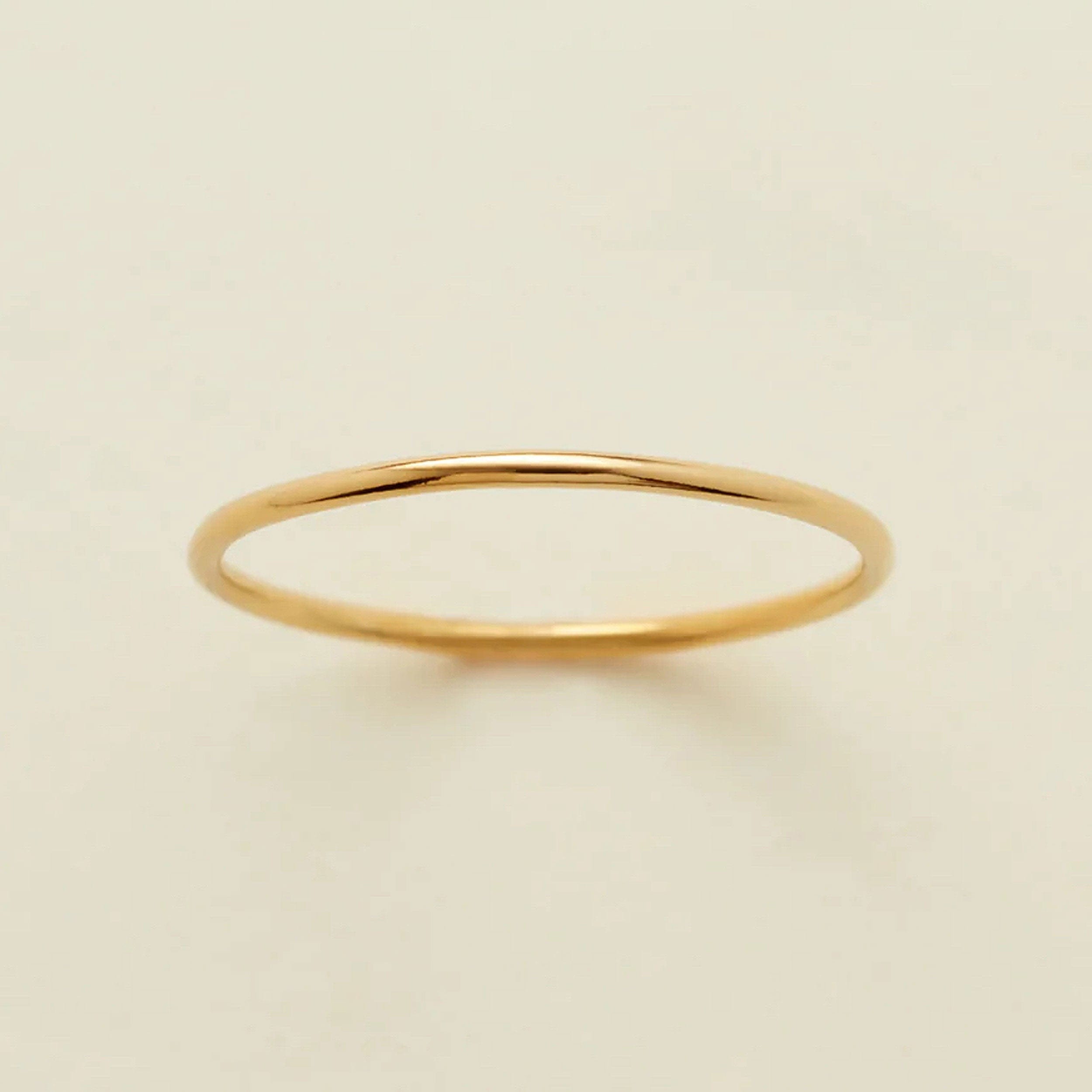 Made By Mary Round Stacking Ring | Simple, Stackable, Classic Design