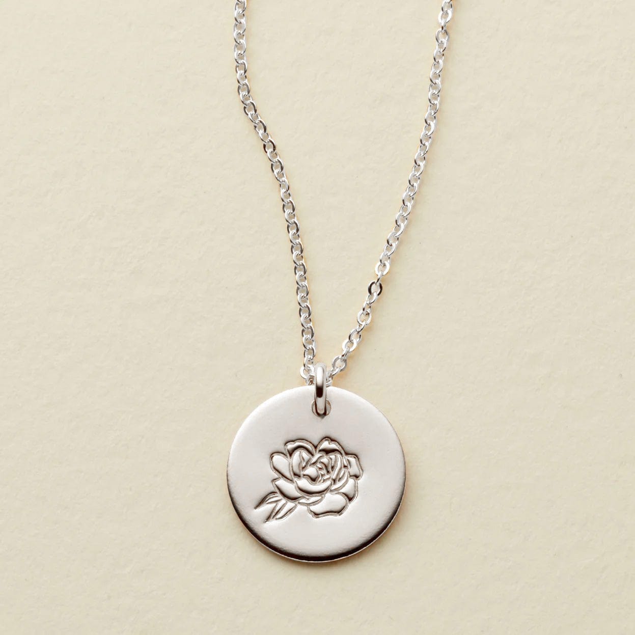 September Birth Flower Necklace | Gold, Rose Gold, Silver | Birth ...