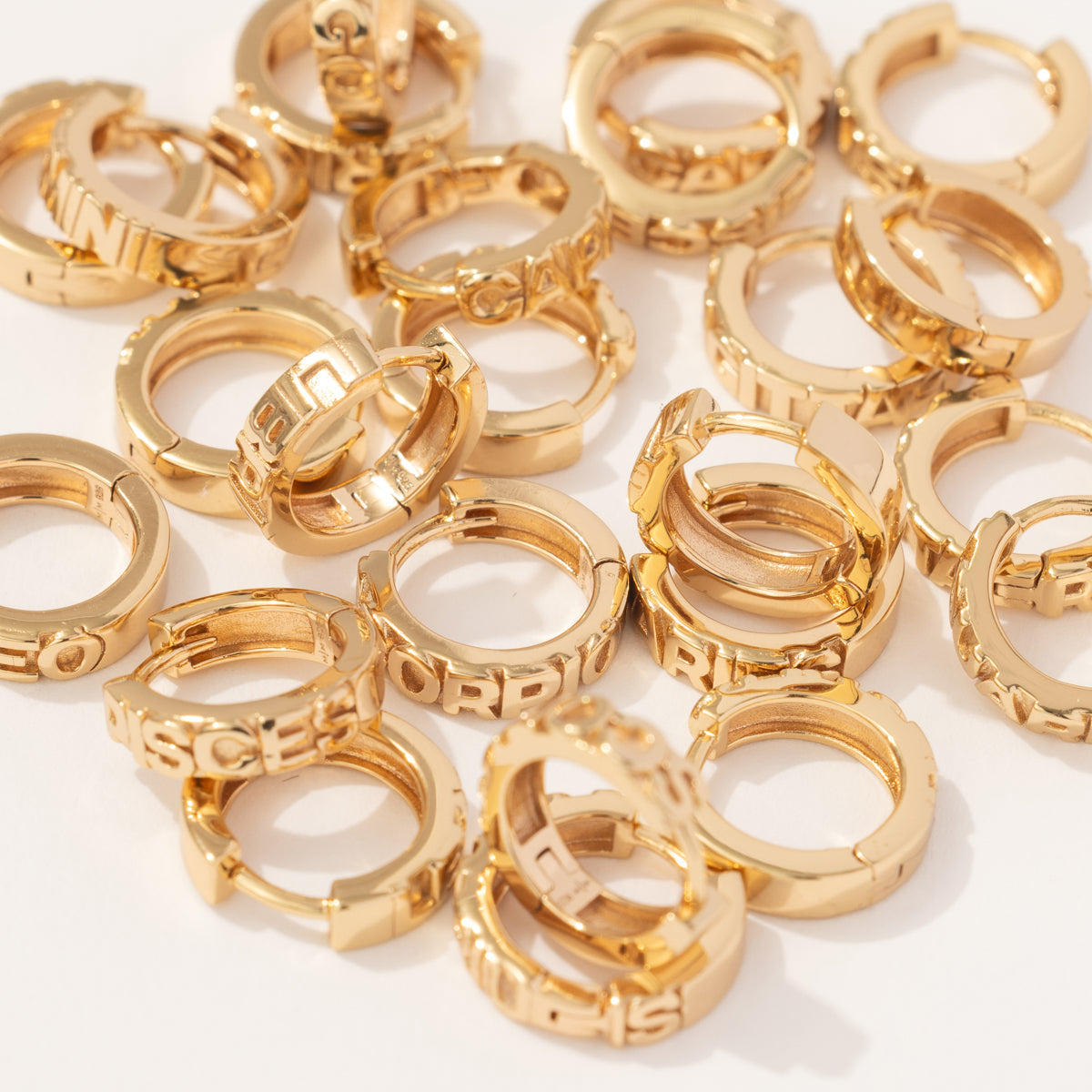Taurus Huggie Hoop Earrings – Made By Mary